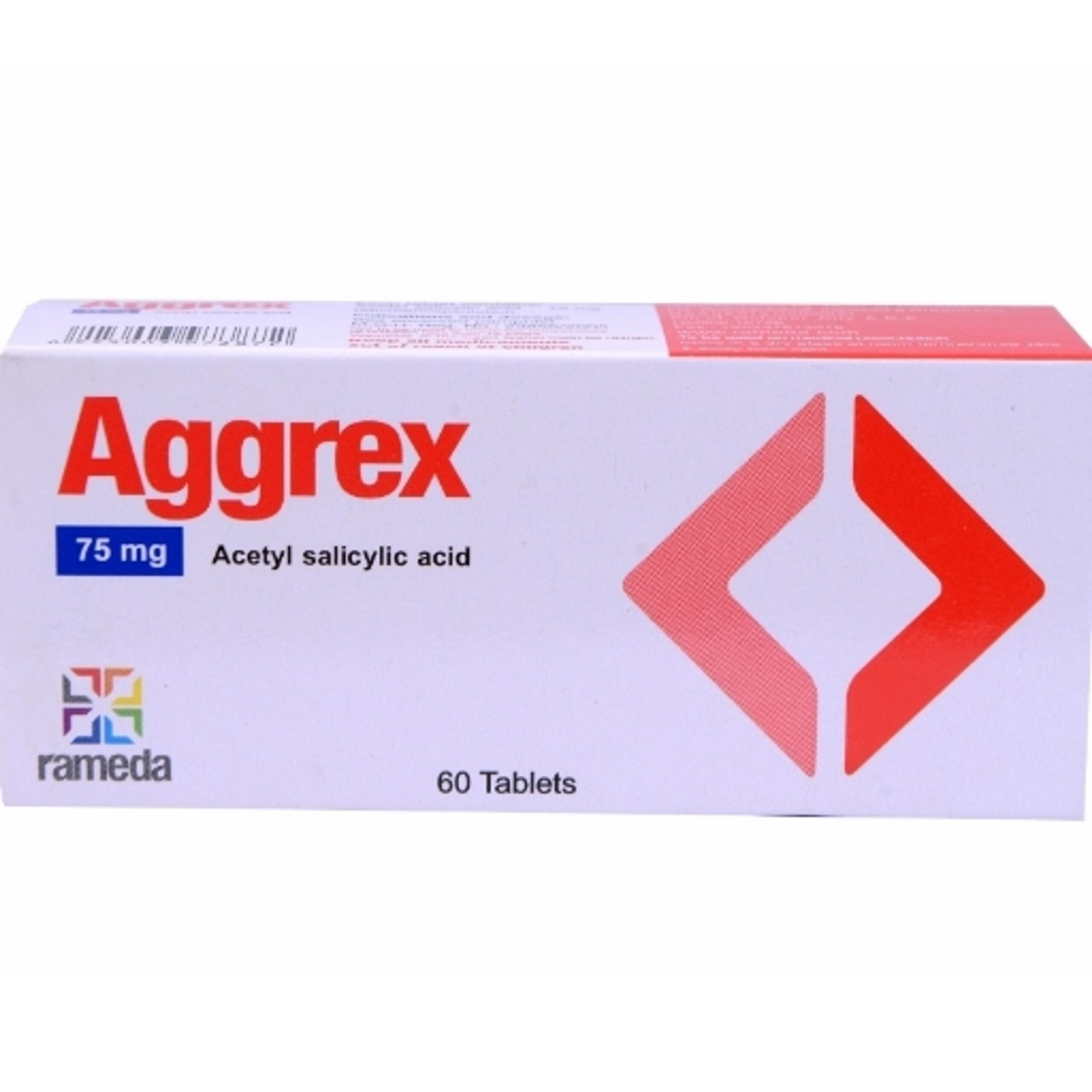 AGGREX 75 MG 60 TAB اجركس ٧٥ مجم اقراص ٦٠ قرص. – Hend Pharmacies ...